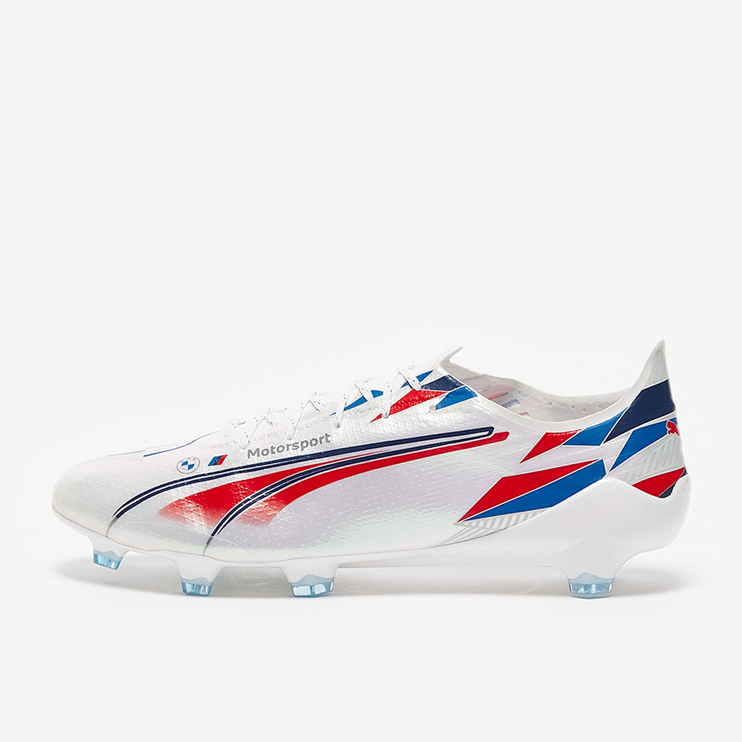 Puma Ultra SL Speed Edition FG - Bianco Puma/Rosso Fuoco/Strong Blu ...