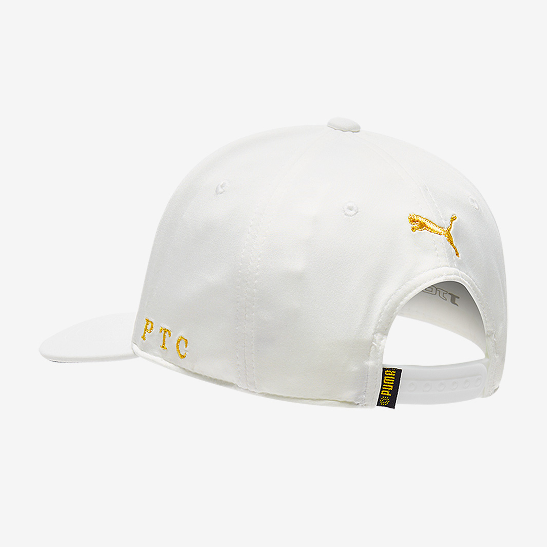 Puma x Palm Tree Crew Chase Dreams Snapback Cap - Bright White/Old Gold ...