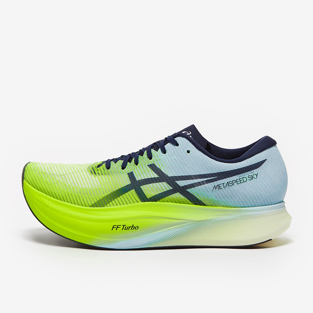 ASICS Unisex Metaspeed Sky Plus - Hazard Green/Sky - Mens Shoes | Pro ...