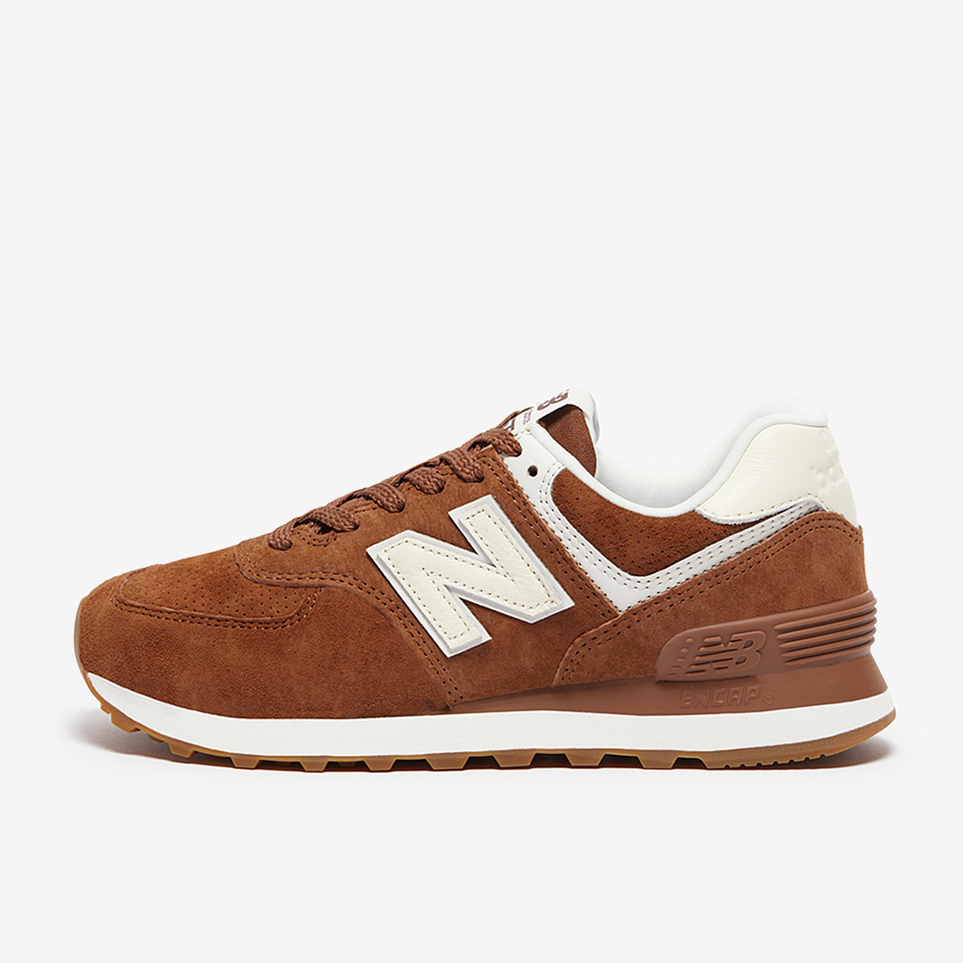 New Balance Womens 574 - True Brown - Trainers - Womens Shoes | Pro ...