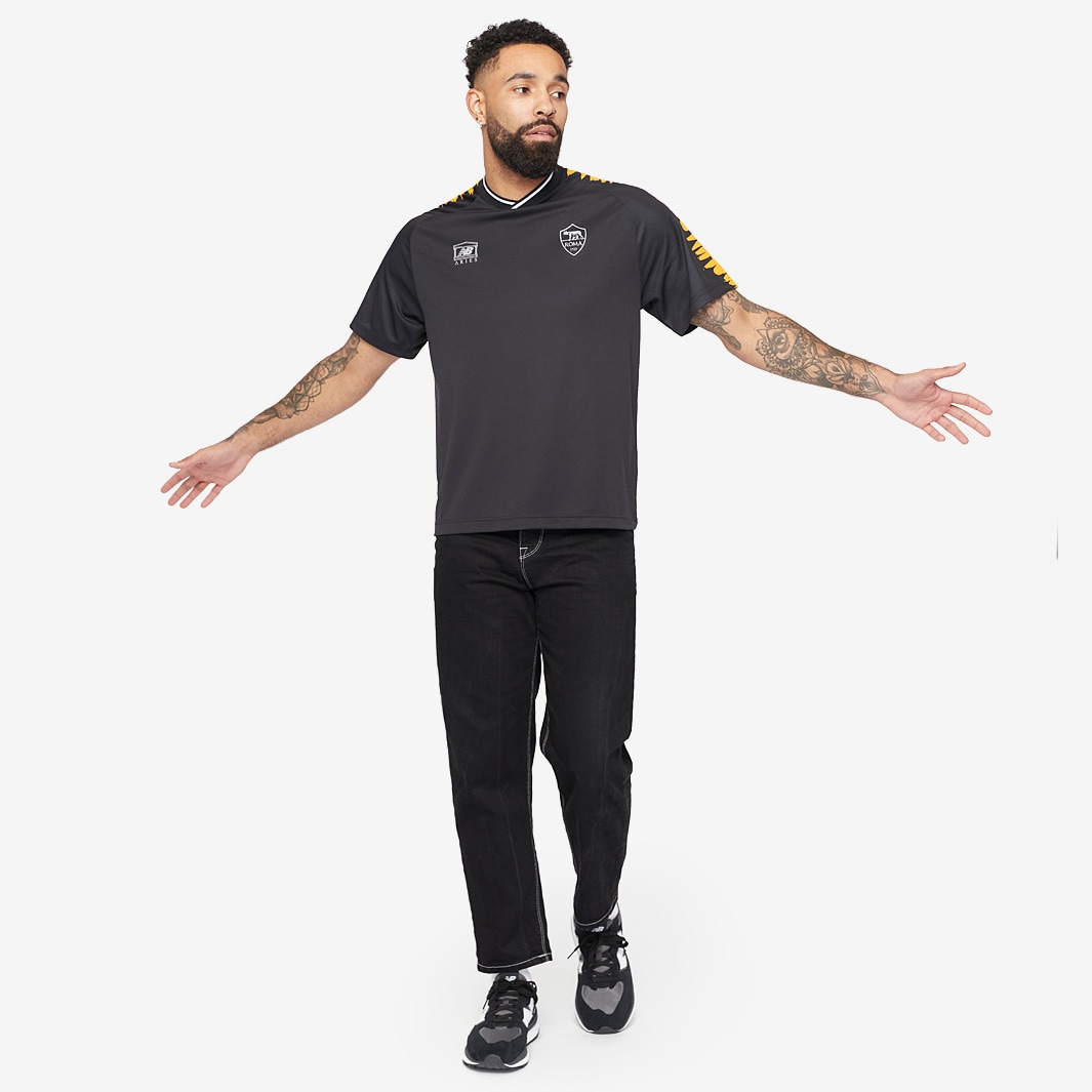 New Balance Roma x Aries Distro Capsule Pre Game Shirt - Black - Mens ...
