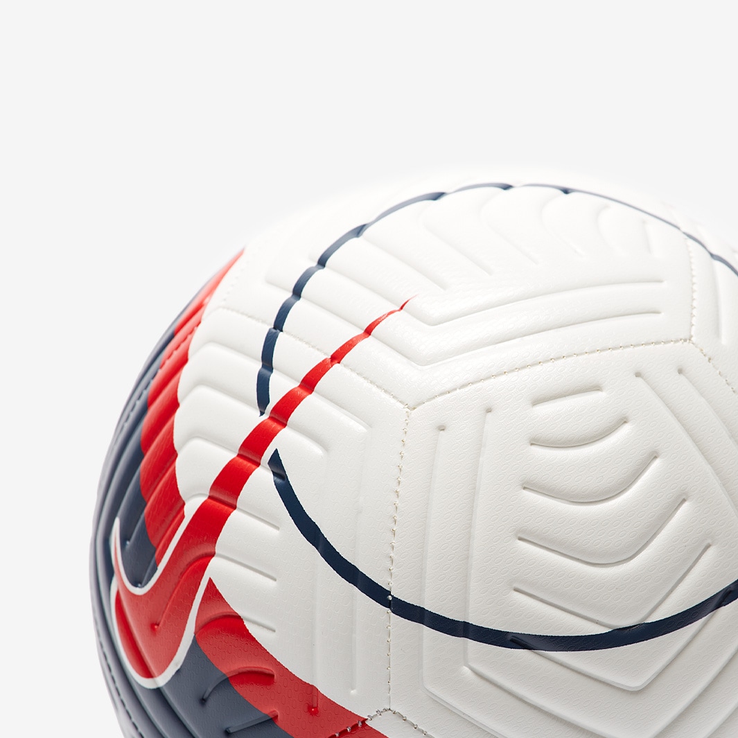 Nike PSG Strike Football - White/Midnight Navy/University Red - White ...
