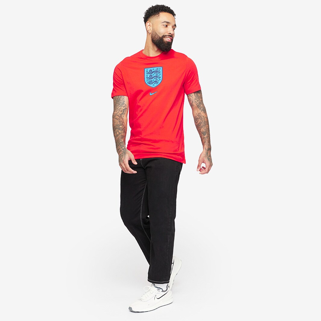 Camiseta Nike Inglaterra 22/23 Crest - Rojo Challenge - Equipaciones ...