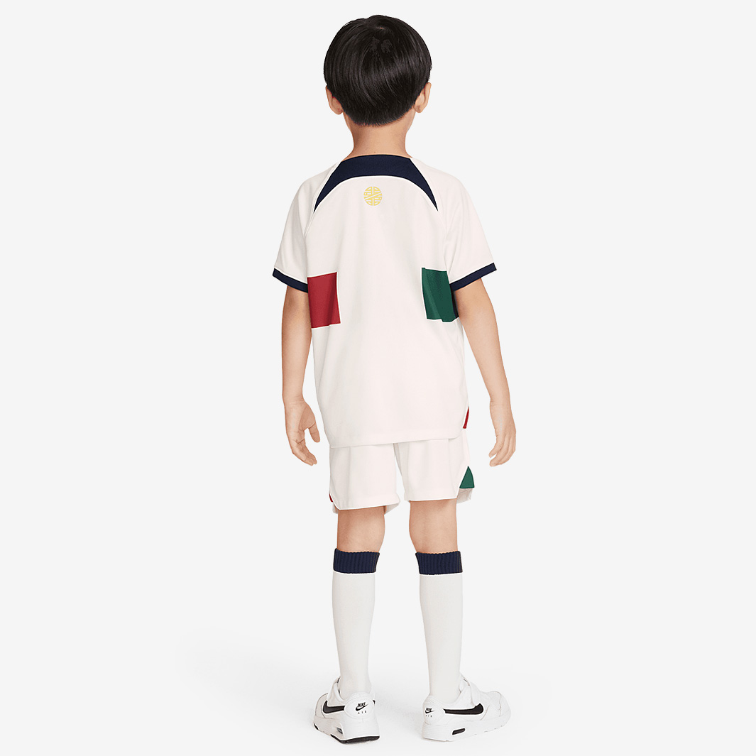 Kit Nike Portogallo Bambini Piccoli 22/23 Dri-Fit Trasferta - Sail ...