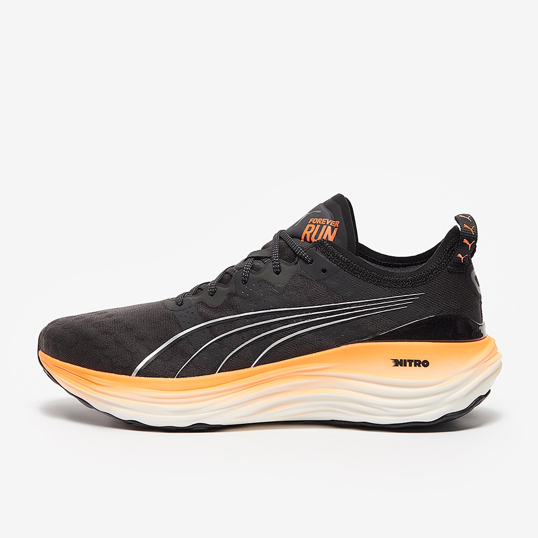 Puma Foreverun Nitro - Puma Black/Ultra Orange - Mens Shoes