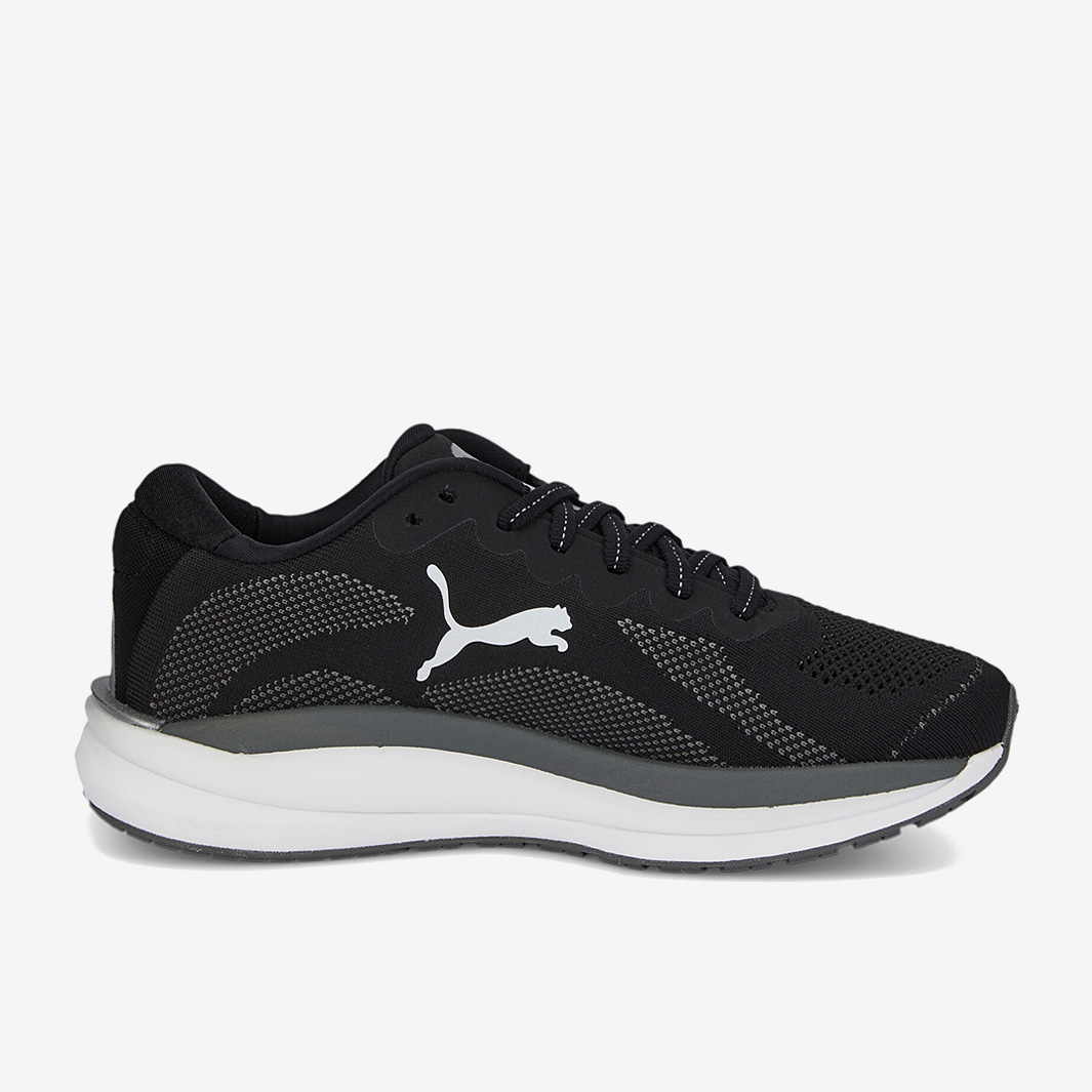 Puma Womens Magnify Nitro Knit - Puma Black/Castlerock/Puma White ...