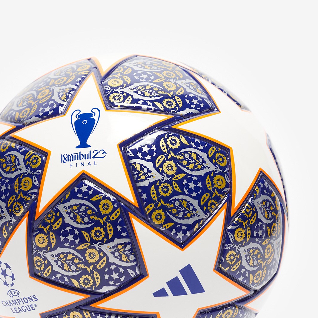 adidas 2023 UEFA Champions League Mini Ball - White/Team Royal Blue ...