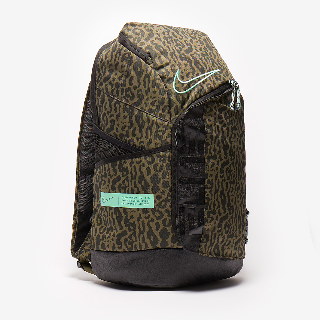 Nike Hoops Elite Pro Printed Backpack (32L) - Medium Olive/Black/Green ...