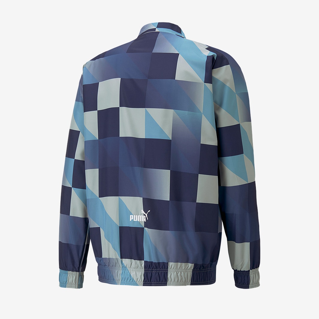 Puma Manchester City 22/23 Pre-Match Jacket - Glacier Gray/Parisian ...