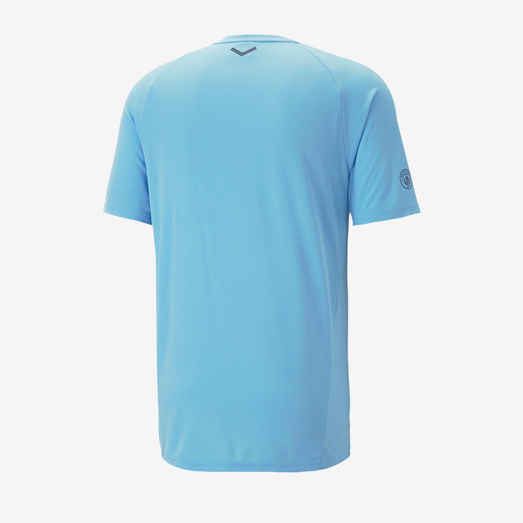 Puma Manchester City 22/23 Casuals Tee - Team Light Blue/Parisian Night ...