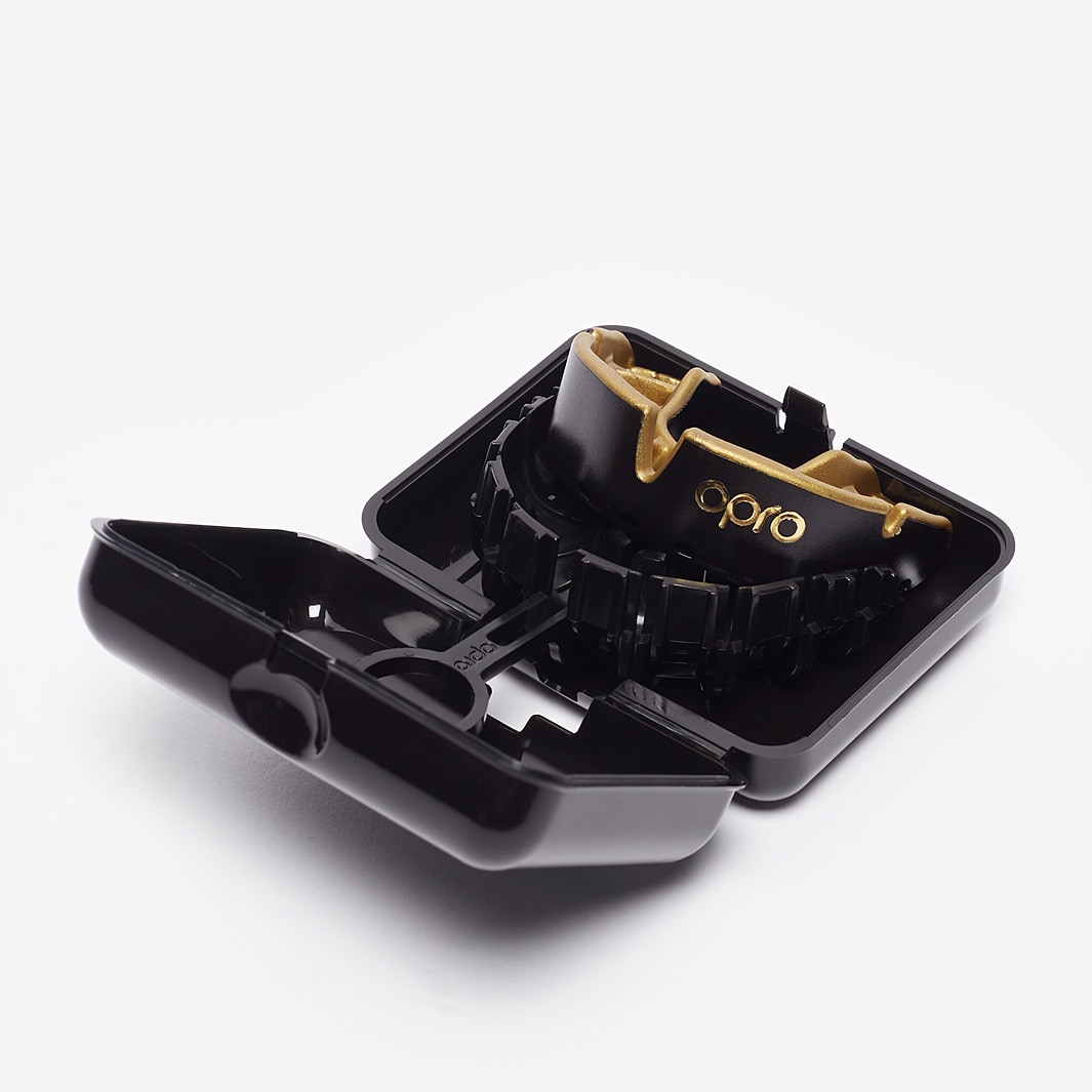 Opro Self-Fit Gen5 Gold Mouthguard - Black/Gold - Adult Protection