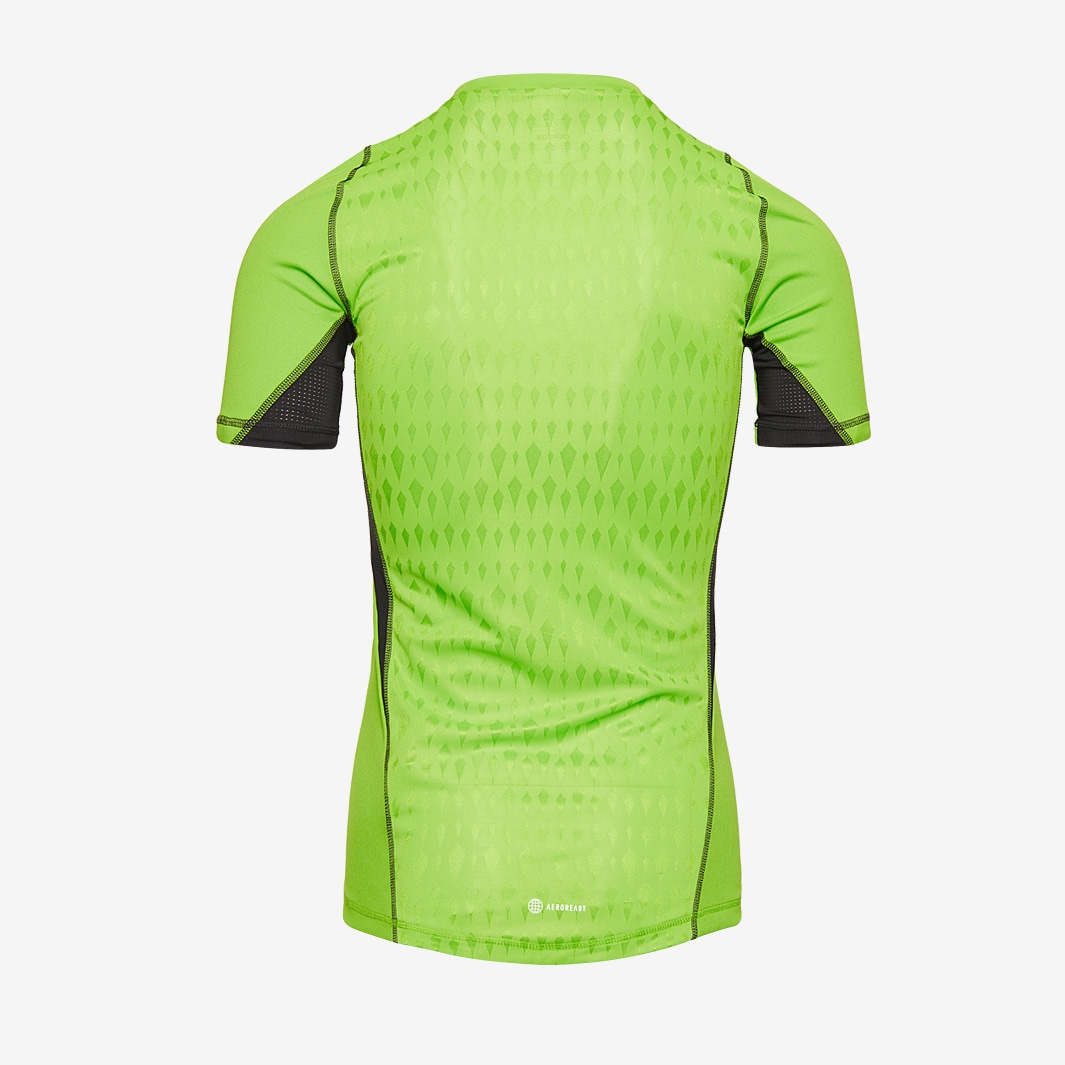adidas Tiro 23 Pros SS GK Shirt - Team Semi Solar Green 2 - Men ...