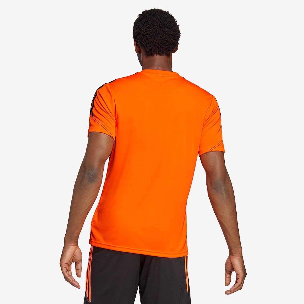 adidas Tiro 23 Club SS Training Shirt - App Signal Orange/Black - Mens ...