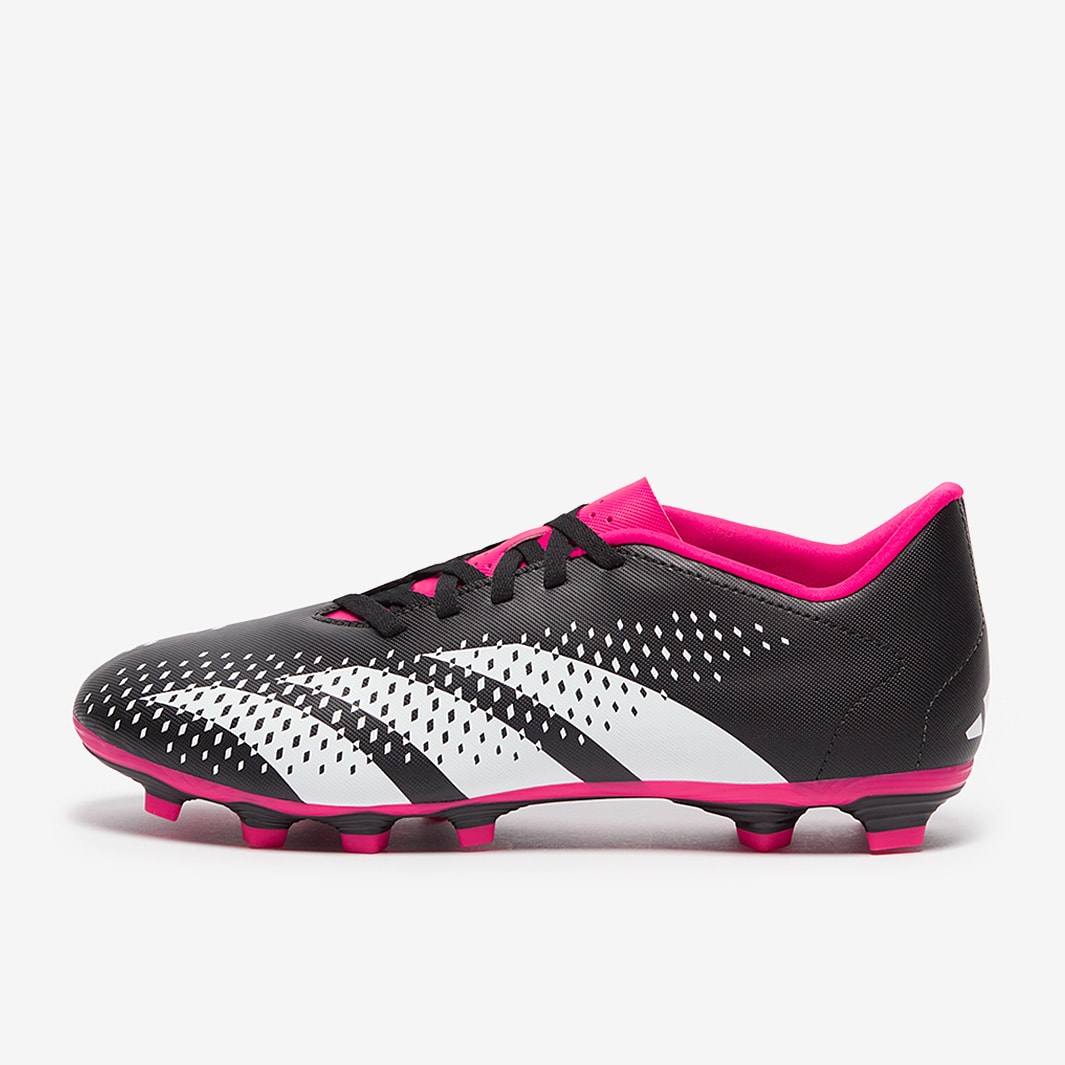 adidas Predator Accuracy.4 FG - Core Black/White/Team Shock Pink - Mens ...