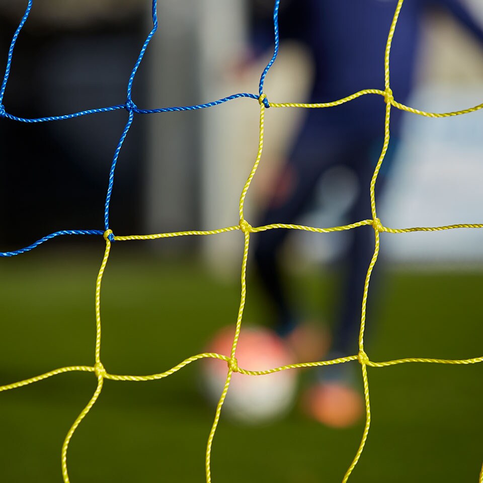Pro Direct - Diamond - Goal Nets - Flat Rung - Nets - Blue / Yellow ...