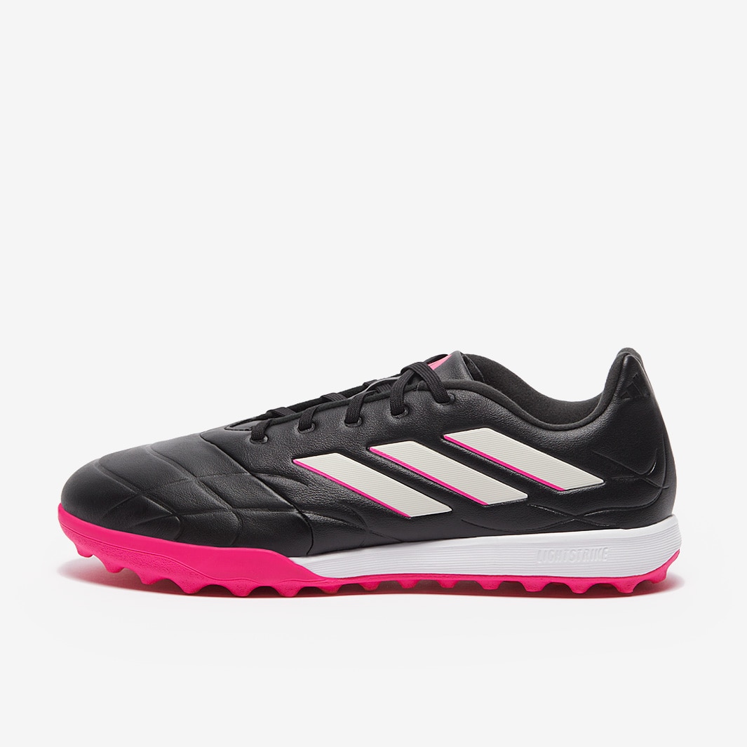 adidas Copa Pure.3 TF - Core Black/Zero Met./Team Shock Pink - Mens Boots