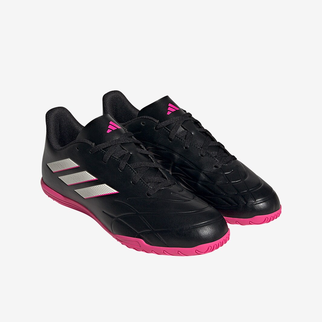adidas Copa Pure.4 IN - Core Black/Zero Met./Team Shock Pink - Mens ...