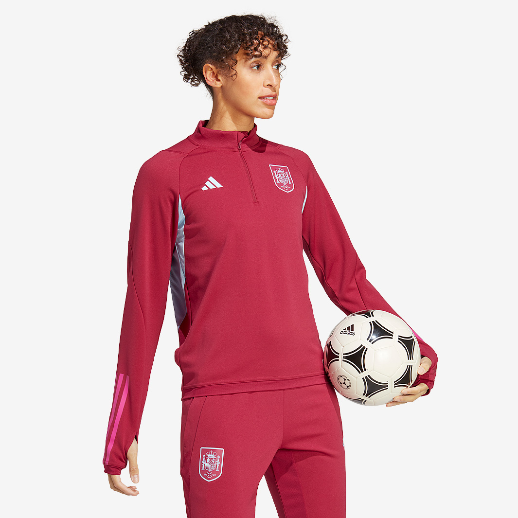 adidas Spanien 2023 Damen Trainingstop - Mystery Ruby - Damen ...