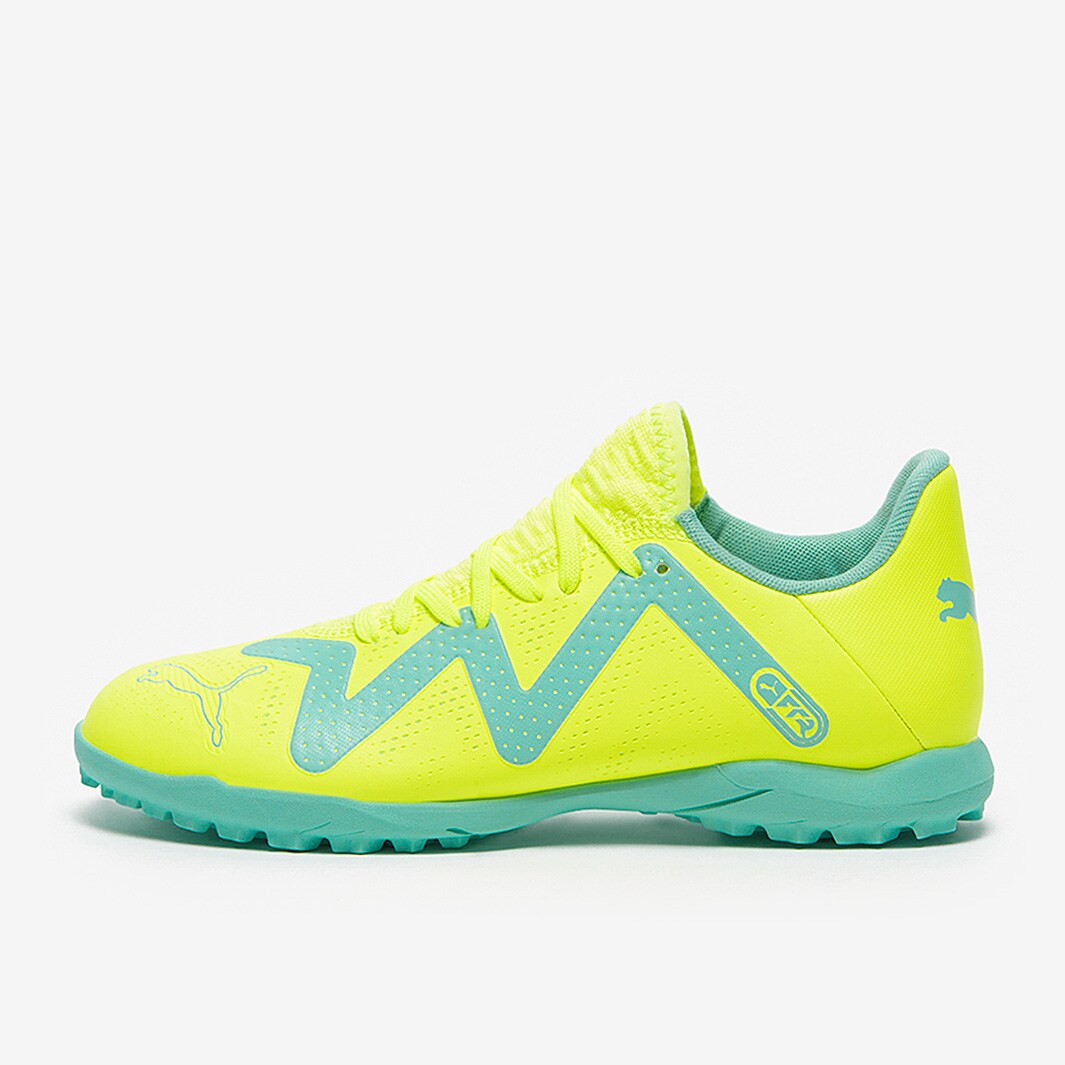 Puma Kids Future Play TT - Fast Yellow/Puma Black/Electric Peppermint ...