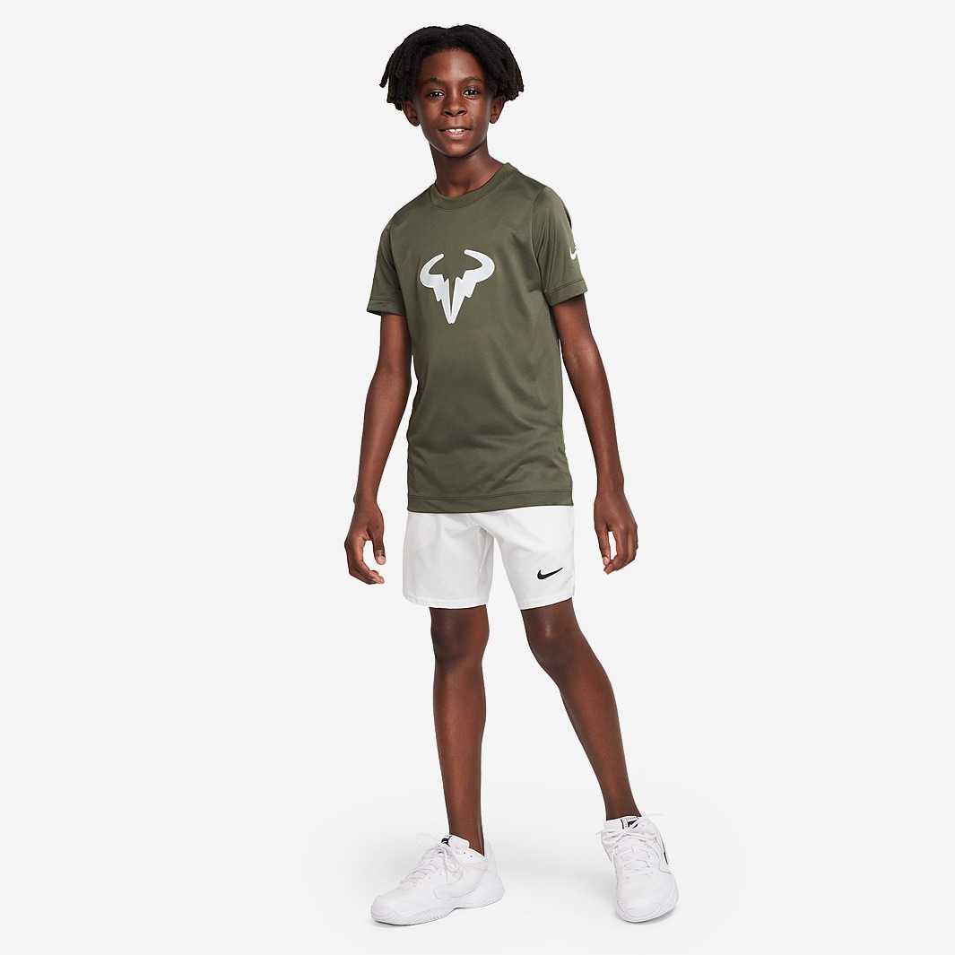 Nike Sportswear Older Kids Dri-FIT Rafa Tee (8-15Y) - Cargo Khaki ...
