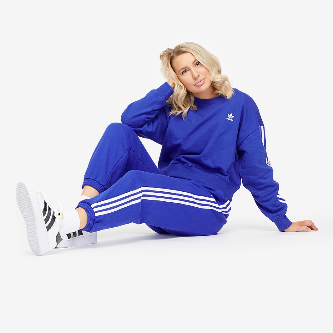 adidas Originals Womens Classics Sweatshirt - Selu Blue-Tops-Womens ...