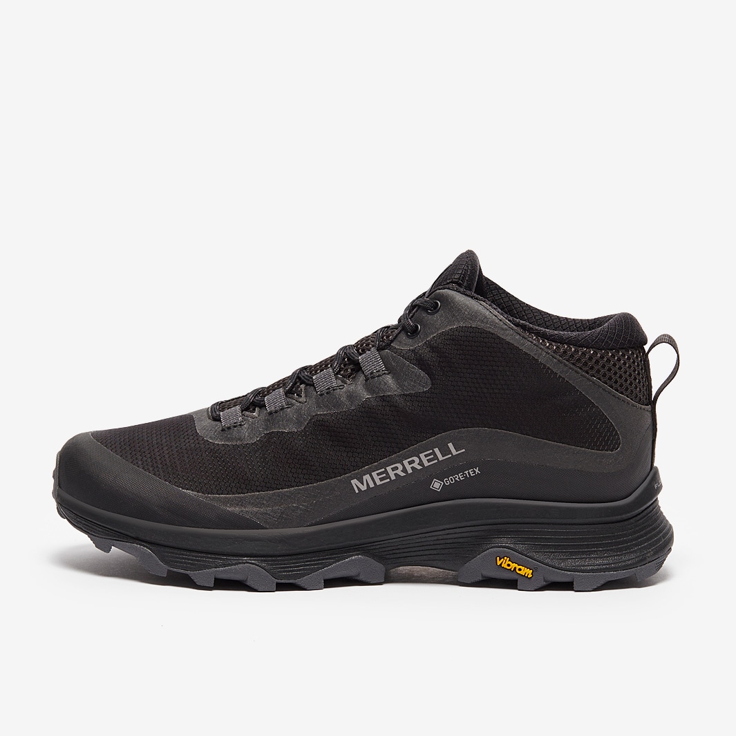 Merrell Moab Speed Mid GTX - Black/Asphalt - Trainers - Mens Shoes ...