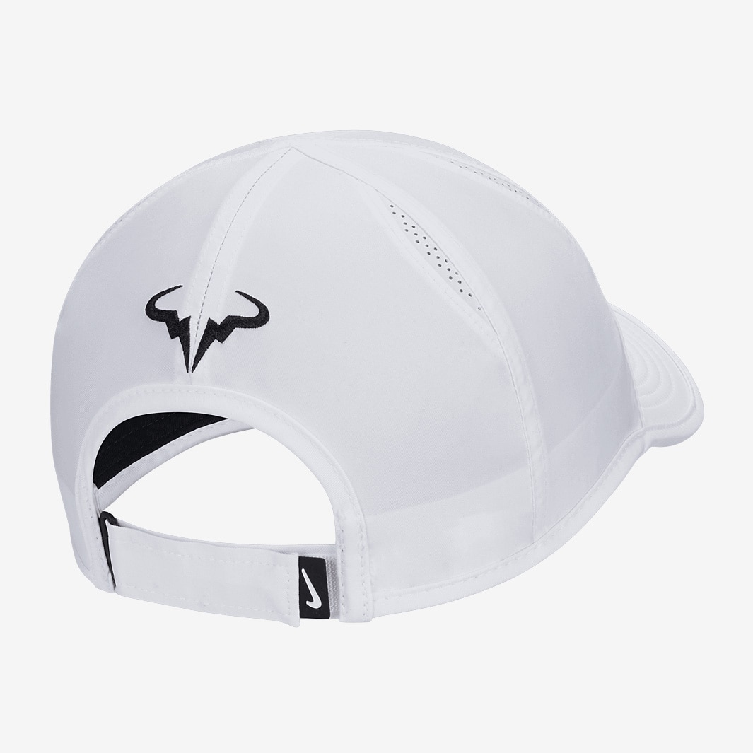 Nike Dri-FIT Club Rafa Unstrutured Cap - White/Black - Accessories ...