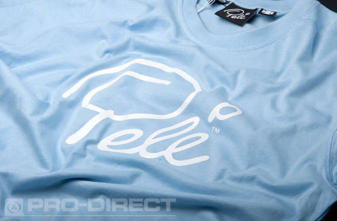 Pele - Pele Logo Tee - Mens Apparel - Powder Blue