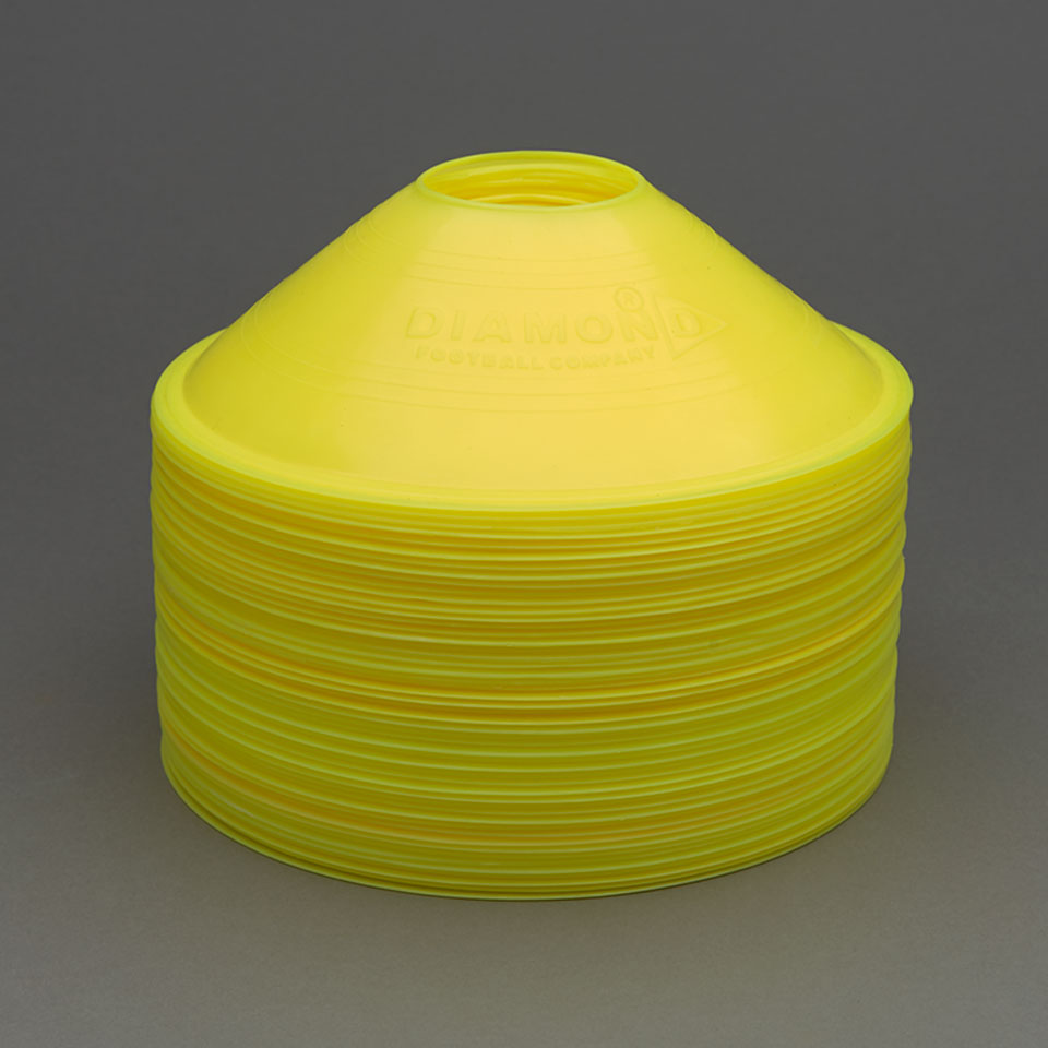 Diamond - Cones - Space Markers - Training - Yellow - Pro Direct Soccer