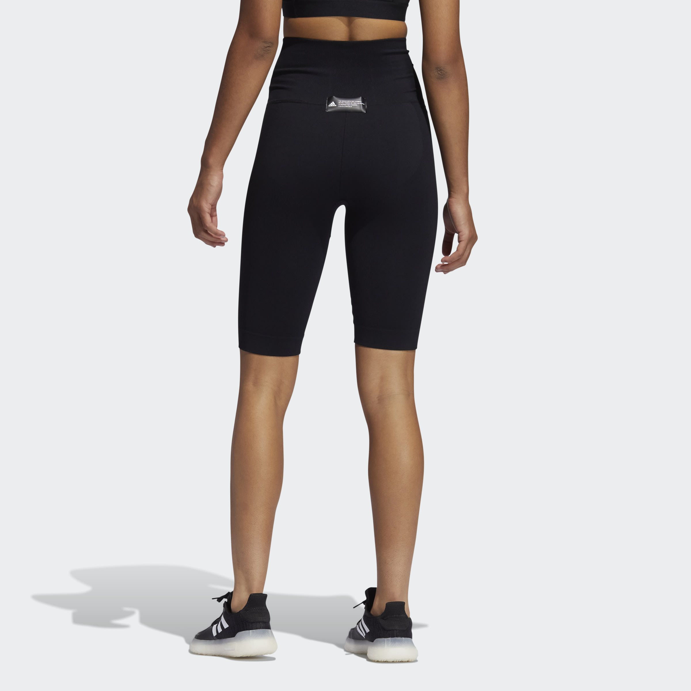 adidas Formotion Sculpt Biker Short Tights Black Womens Clothing