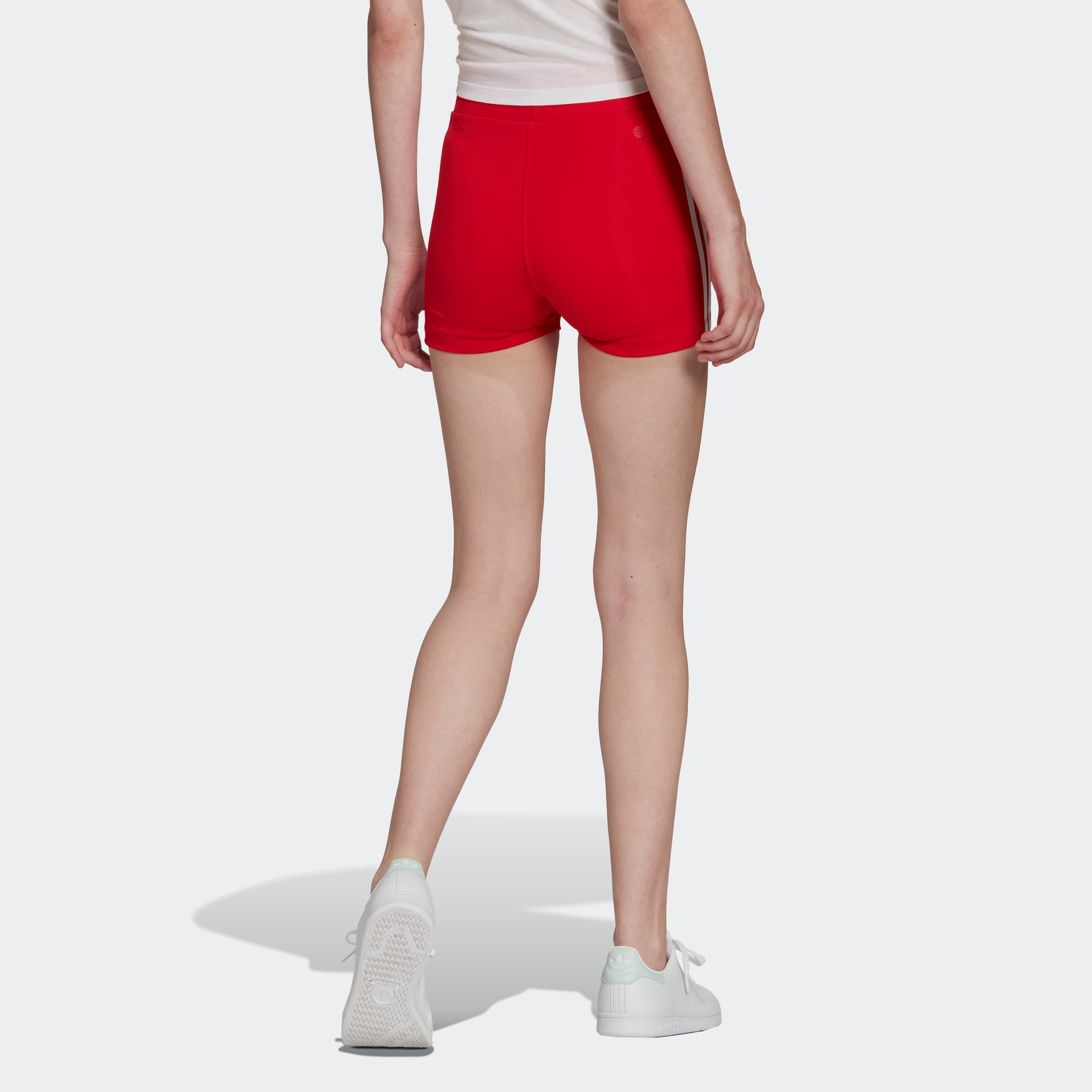 adidas Originals Adicolor Classics Traceable Shorts Vivid Red Womens ...