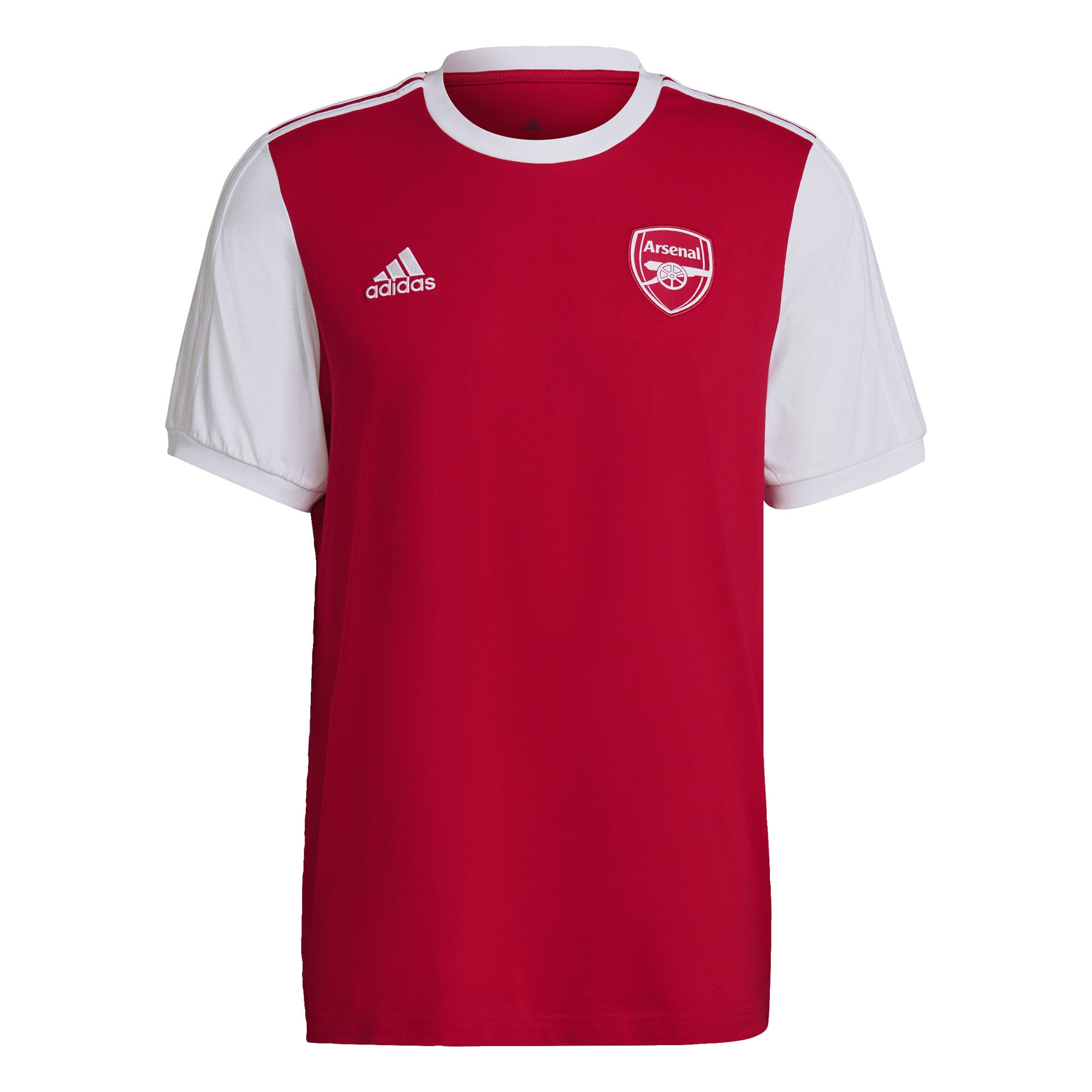 T-shirt adidas Arsenal 22/23 DNA 3S - Écarlate - Vêtements Officiels Homme | Pro:Direct Soccer