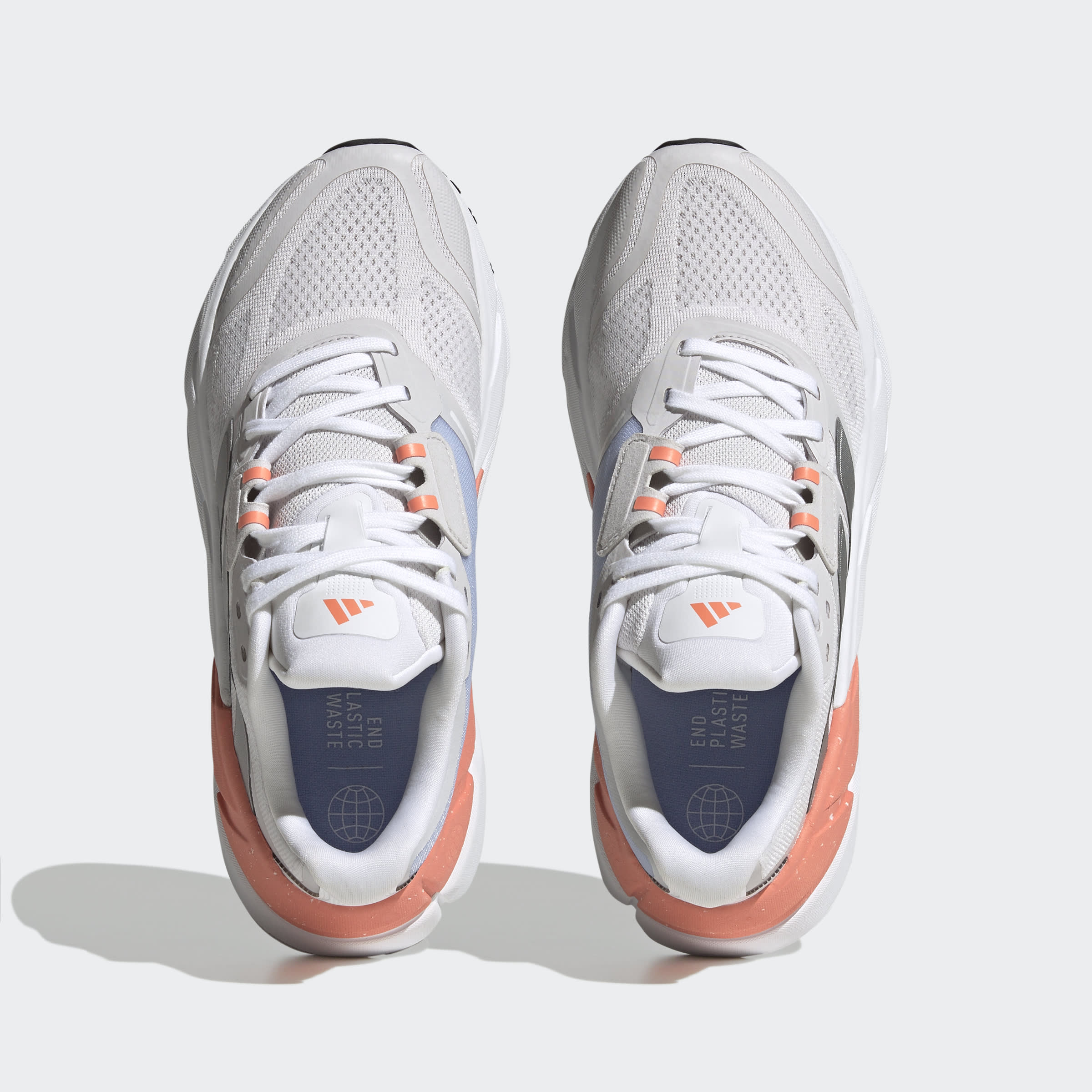 adidas Womens adistar CS - Ftwr White/Silver Met./Coral Fusion - Womens ...