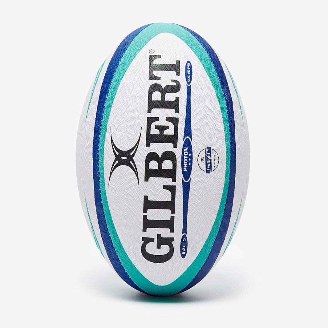 Rugby Balls - Gilbert Photon Rugby Match Ball - Sky/Blue - Match | Pro ...
