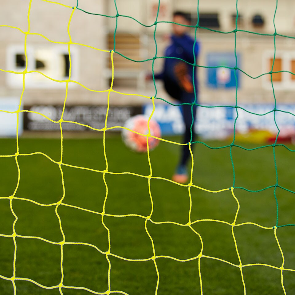 Pro Direct - Diamond - Goal Nets - Striped Netting - Green-Yellow | Pro ...