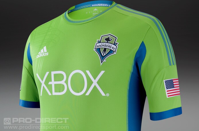Soccer Jerseys - adidas Seattle Sounders Home Replica Jersey 2014 ...