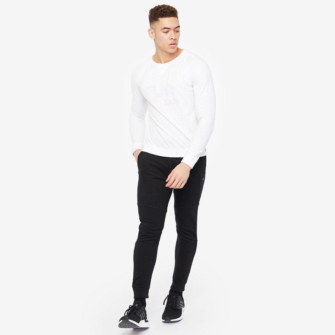 dounlimited Mens Trackstar Long Sleeve T-Shirt - Mens Clothing - White