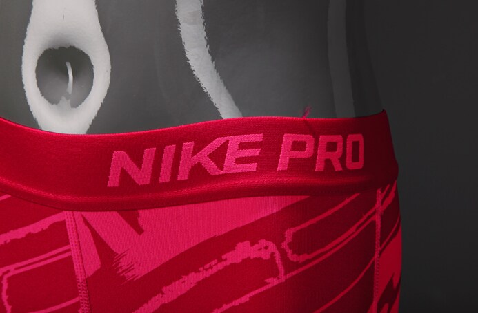 Nike Girls Pro GFX Capri - Girls Running Clothing - Hyper Pink-Fuchsia ...