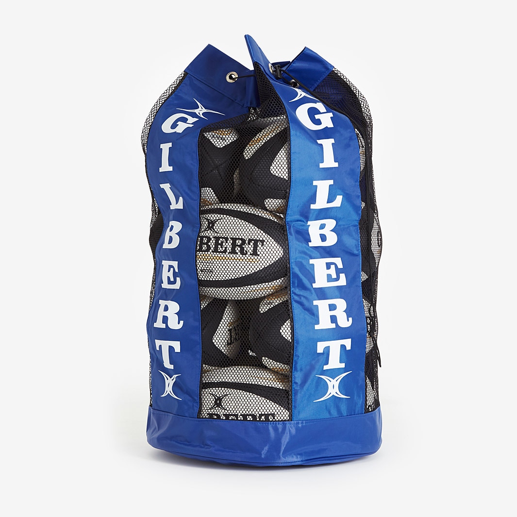 Rugby Accessories - Gilbert - Breathable - Rugby Ball Bag - Carry Sack ...