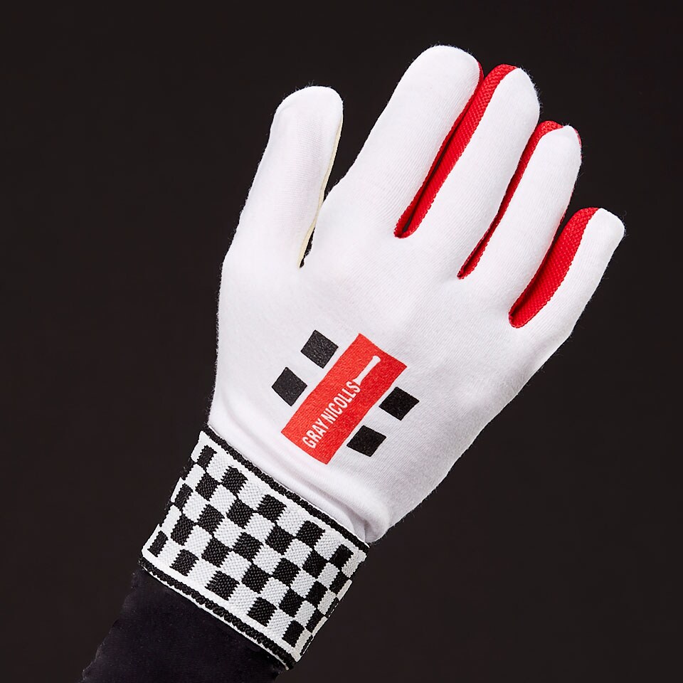 Gray-Nicolls Chamois Padded Wicket Keeping Inners - White - Wicket ...