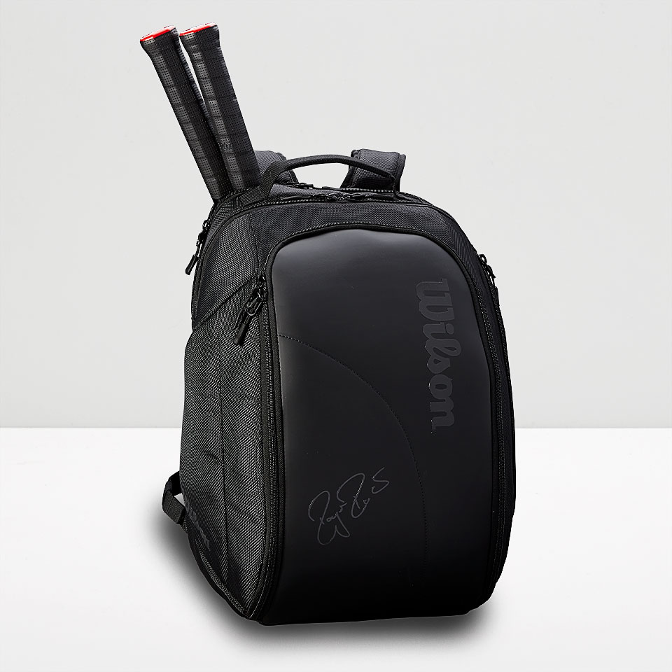 Wilson Federer DNA Backpack - Black - Bags & Luggage | Pro:Direct Tennis