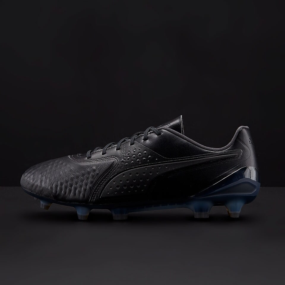 Puma One 1 Lth Classic FG - Mens Boots - Firm Ground - Puma Black/Puma ...