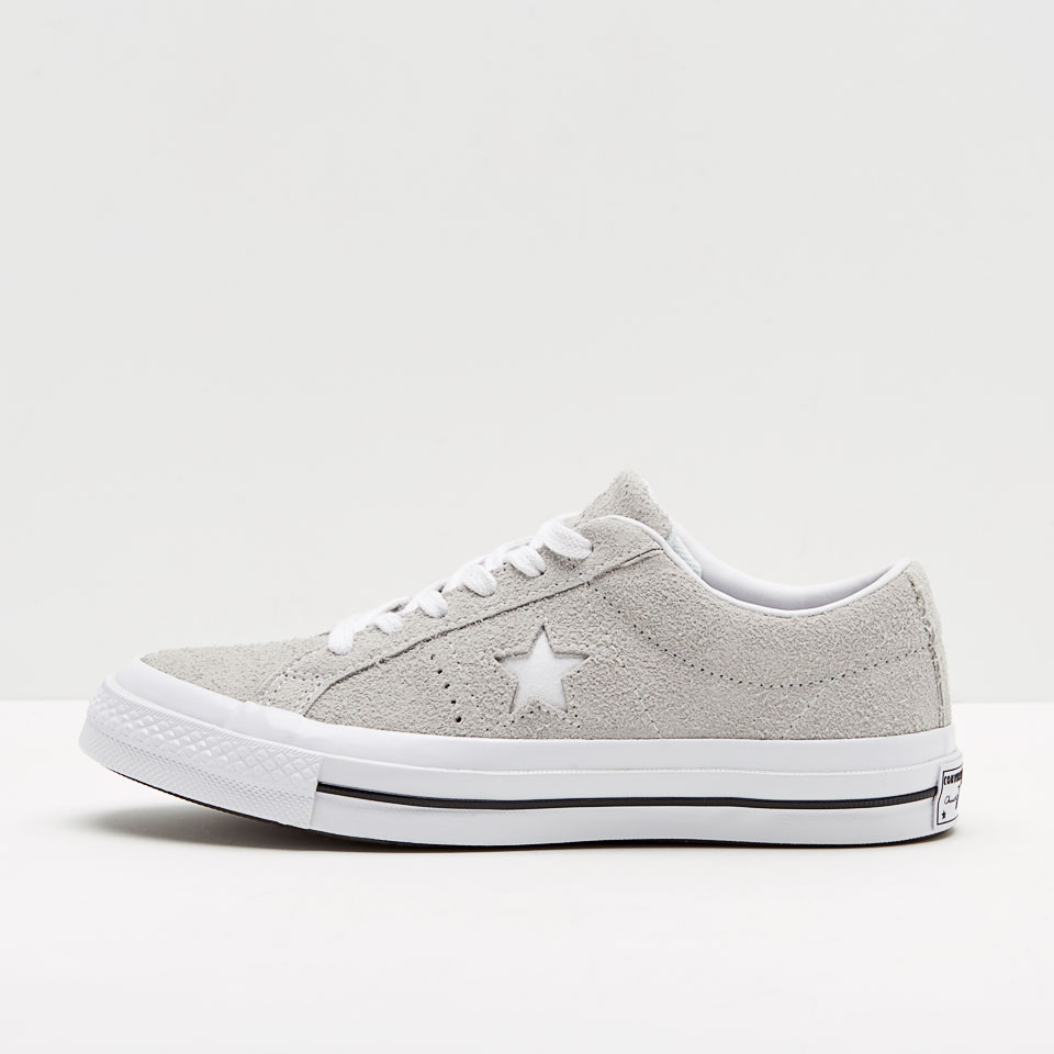 Converse One Star Ox - Ash Grey/White - 158368C | Pro:Direct Soccer