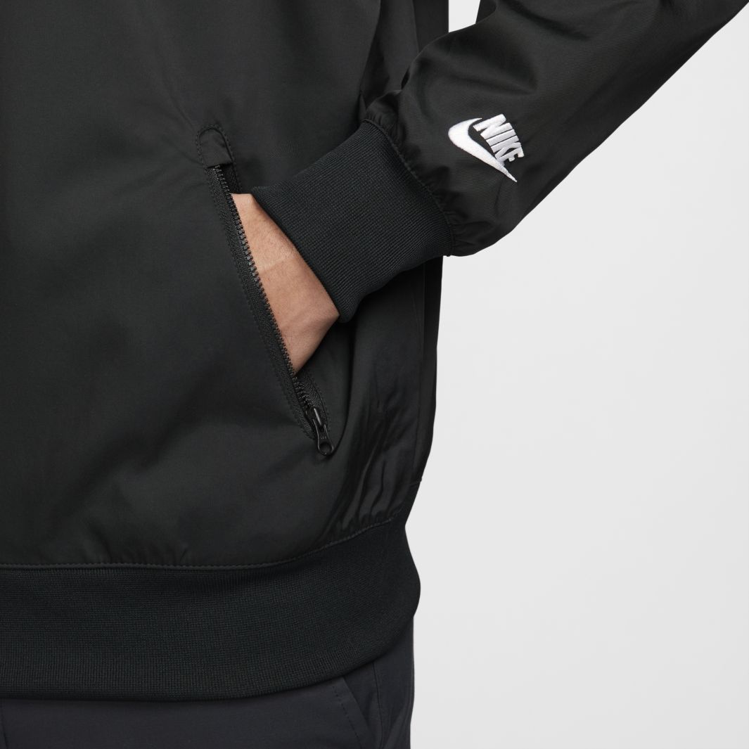 Nike Sportswear Sport Essentials+ Woven Windrunner Jacket - Black/White ...