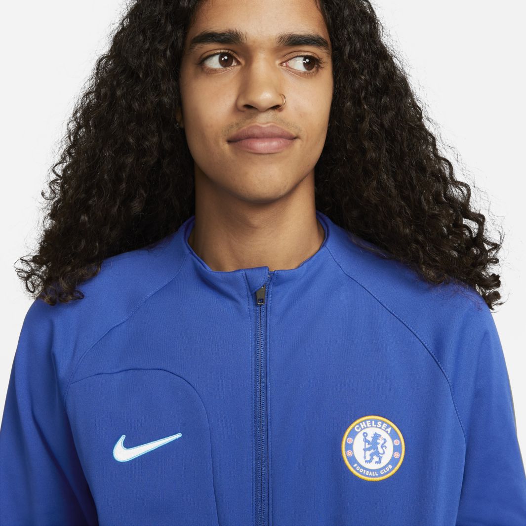 Nike Chelsea F.C. Academy Pro Men's Nike Football Jacket Rush Blue ...