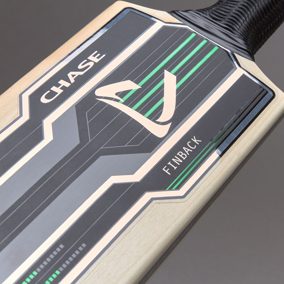 Chase R7 Finback Cricket Bat - Black - Green | Pro:Direct Cricket