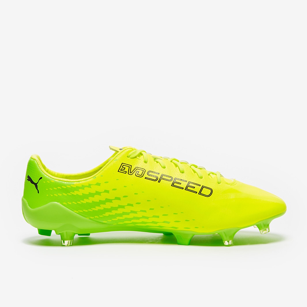 Puma evoSPEED 17.SL S FG - Mens Boots - Firm Ground - Safety Yellow ...