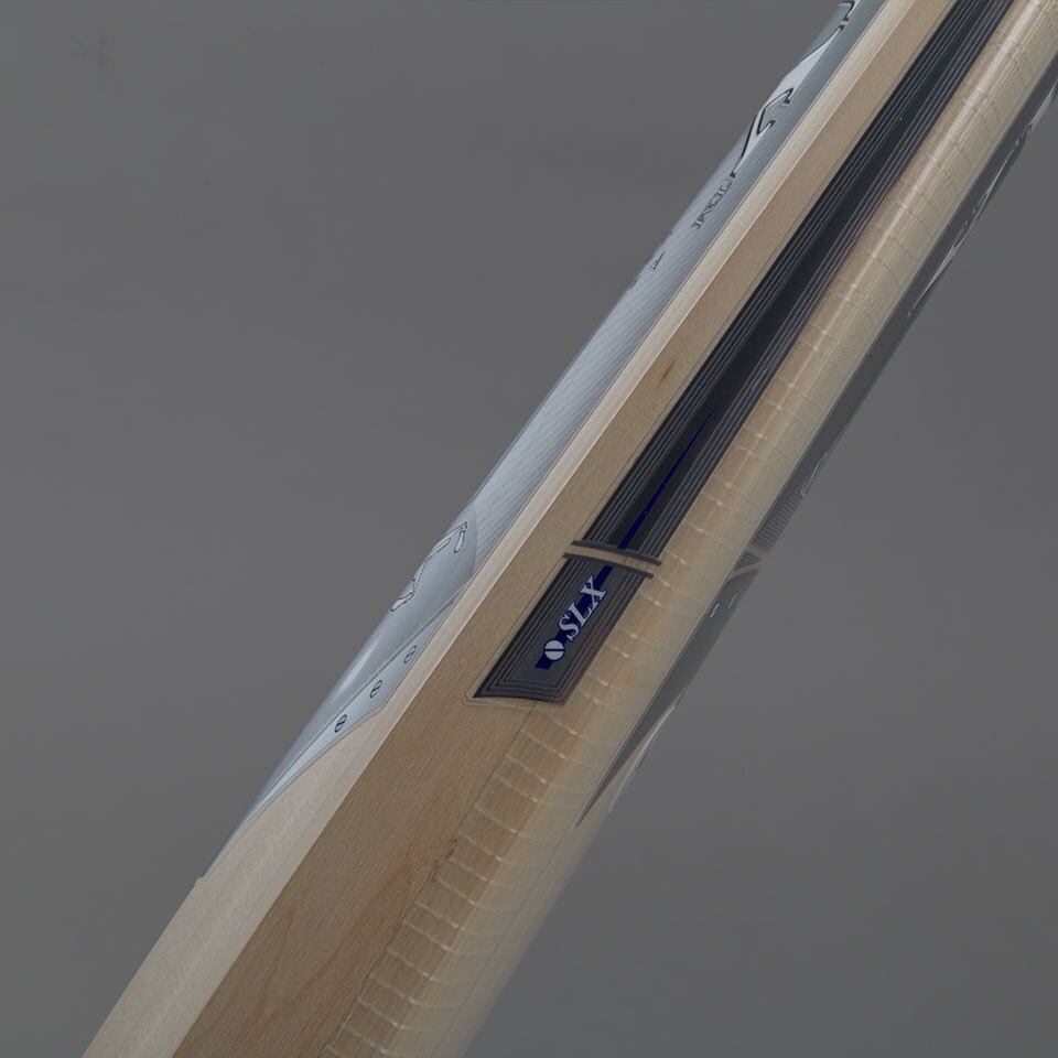 Salix S L X Graded Cricket Bat - Cricket Bats - Silver/White