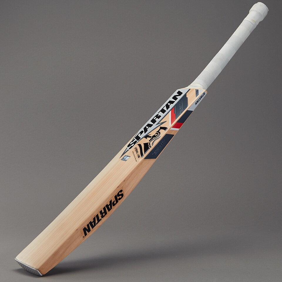 Spartan EM Steel 316 Cricket Bat - Cricket Bats - Silver/Black/White ...