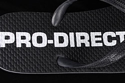 Pro Direct Flip Flop - Beach - Basic - Black / White | Pro:Direct Soccer